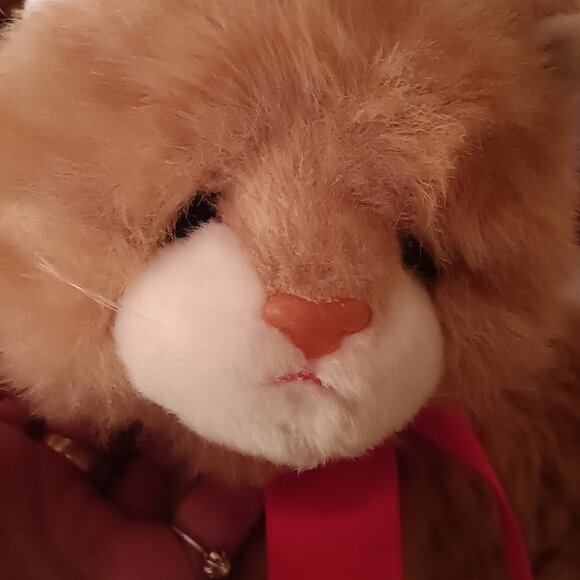 Source Unknown | Toys | Cat Butterscotch And White Color Realistic ...